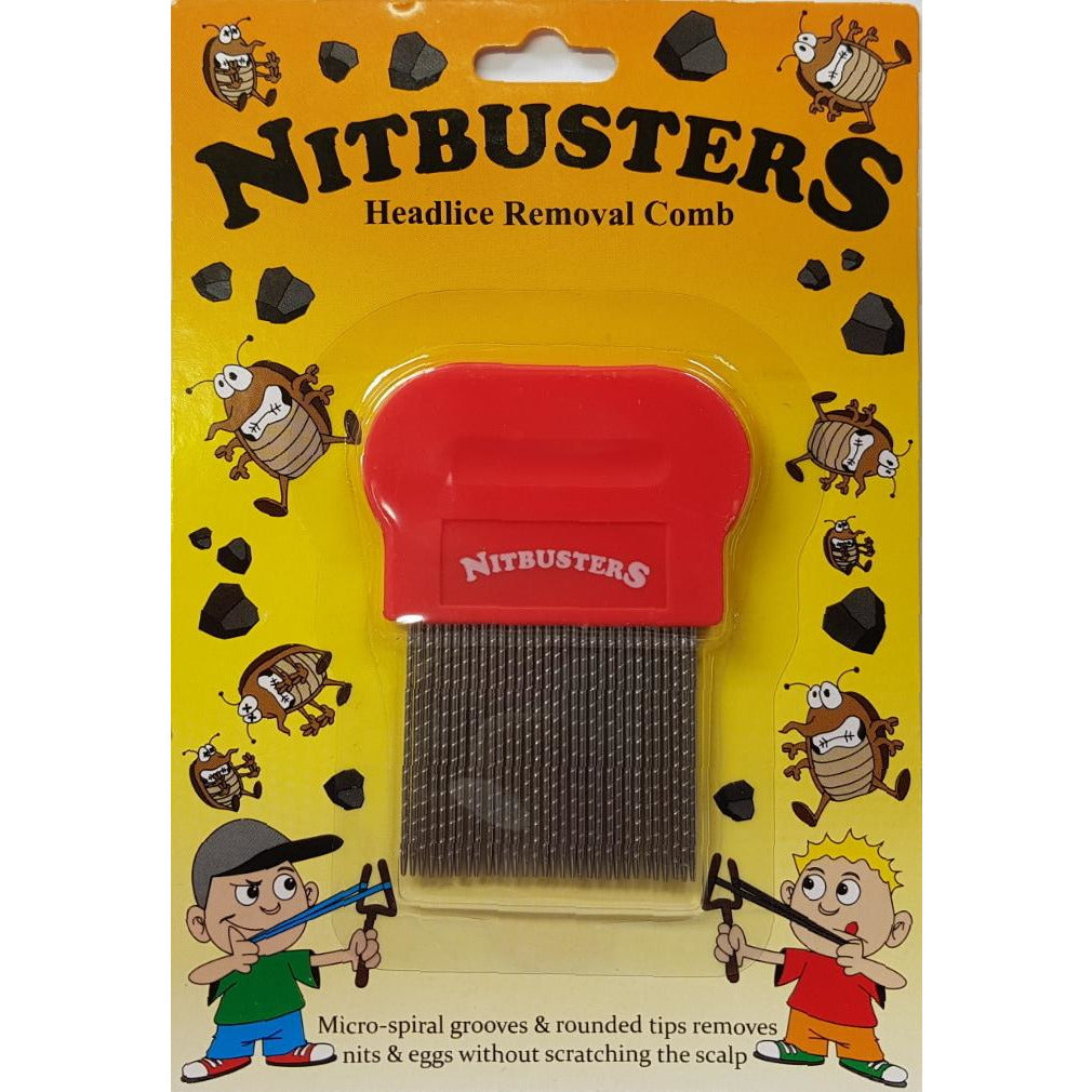 Nitbusters Headlice Nit Removal Comb with Spiral Grooves